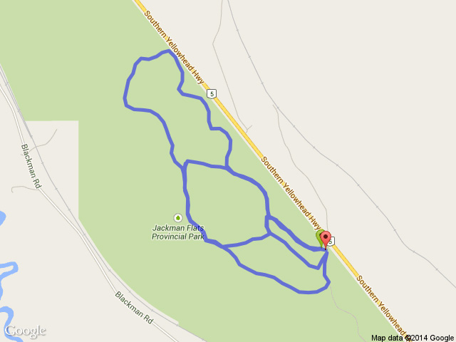 Jackman elevation Map – Hike Valemount